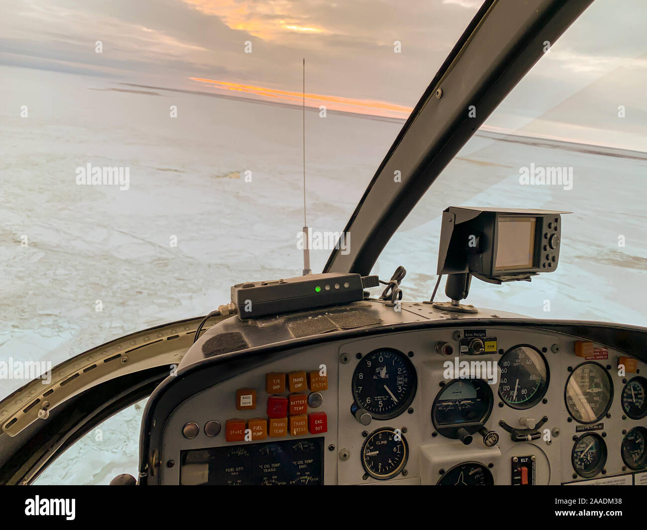 Inside helicopter hi-res stock photography and images - Alamy