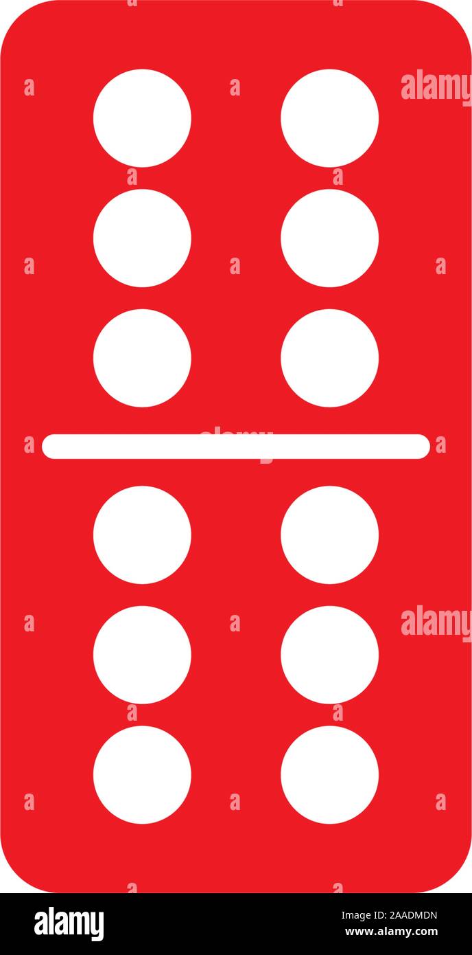 Red Dominos Stock Vector Images - Alamy