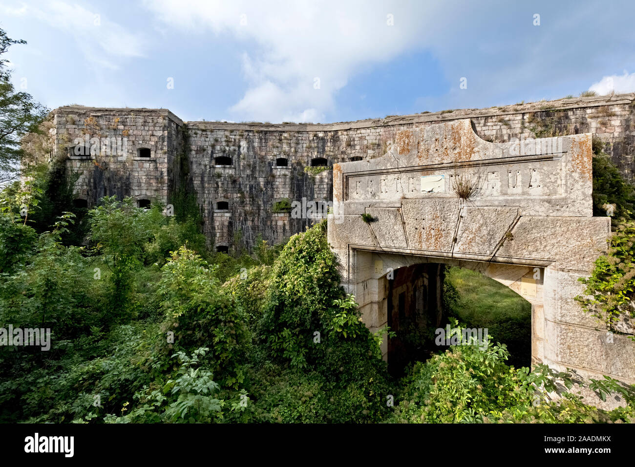 Fort Masua was built by the Italian army in the 19th century. Fumane ...