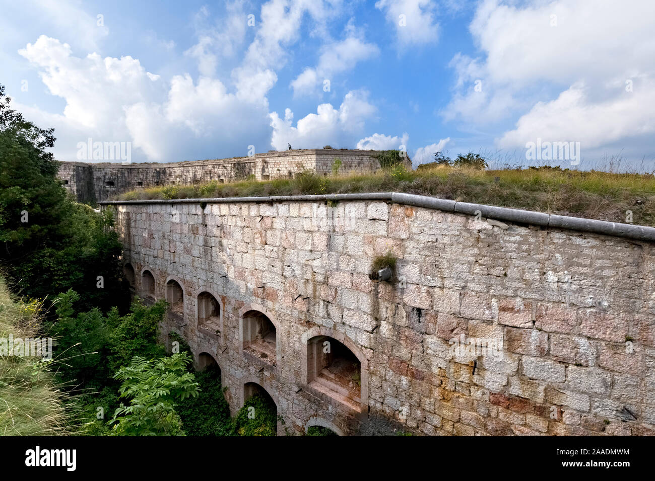 Fort Masua was built by the Italian army in the 19th century. Fumane ...