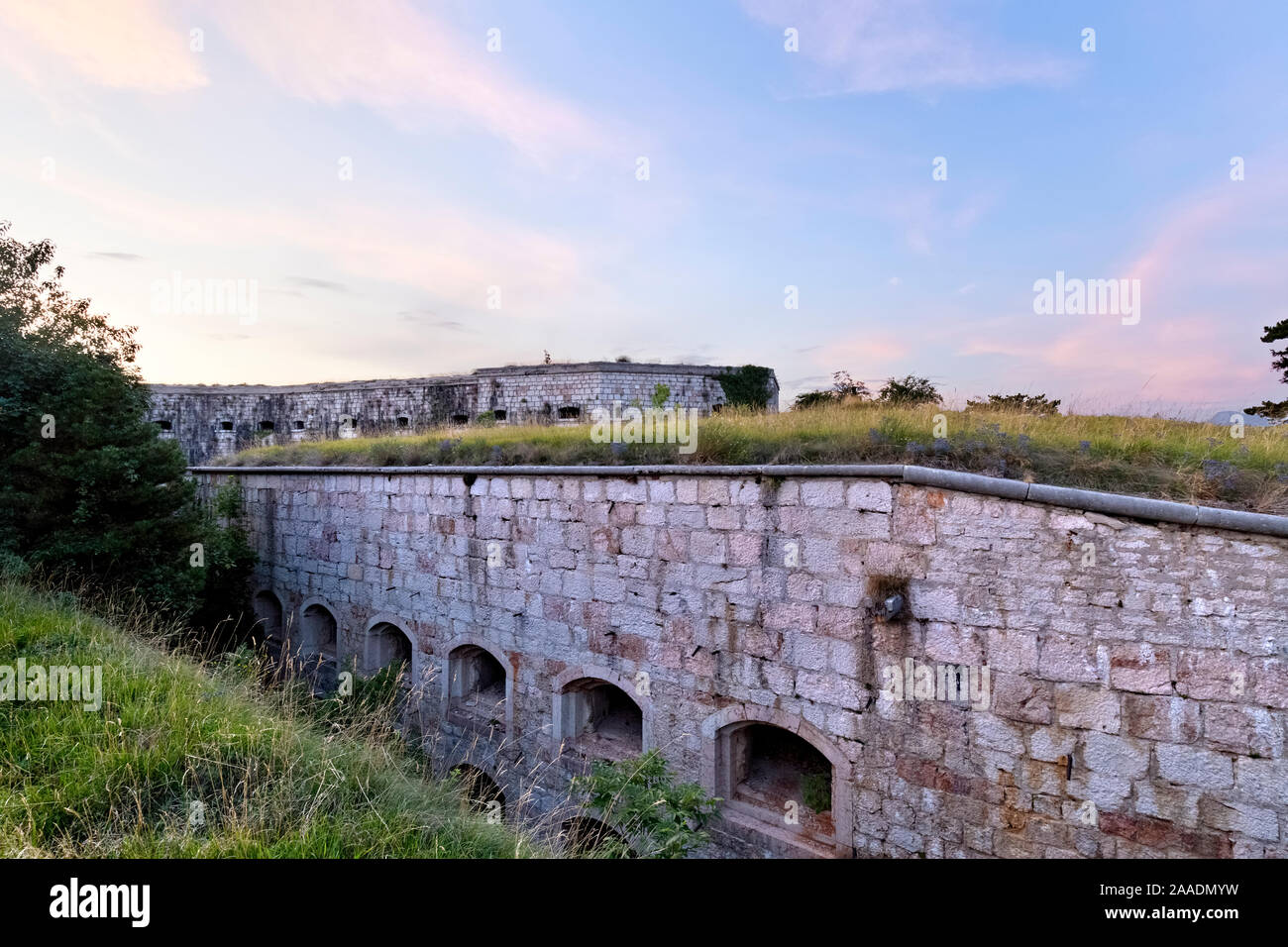 Fort Masua was built by the Italian army in the 19th century. Fumane ...