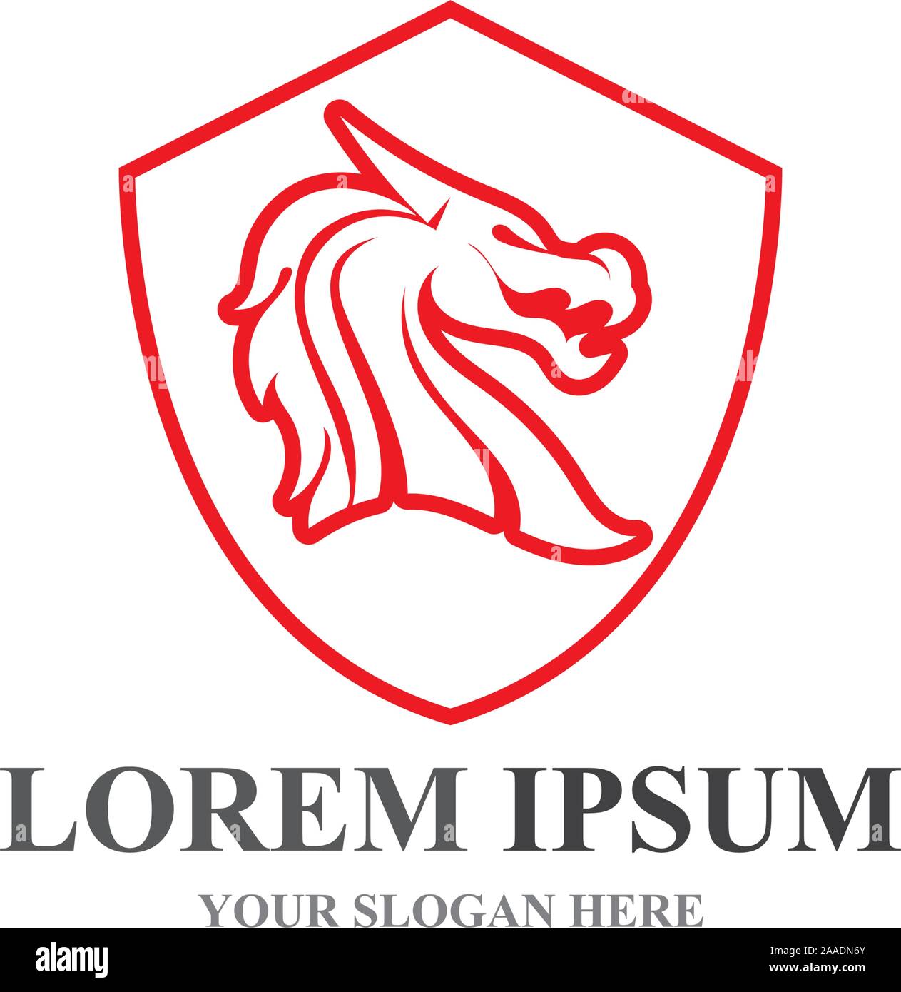 Dragon vector icon illustration design logo template Stock Vector Image ...