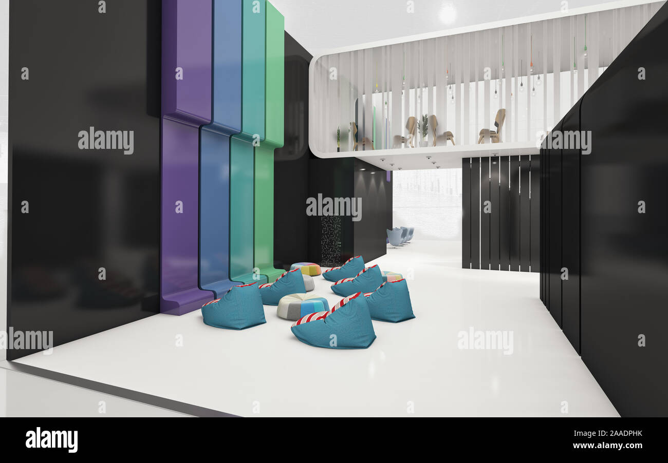 Exhibition Stand with 2 Levels Stock Photo - Alamy