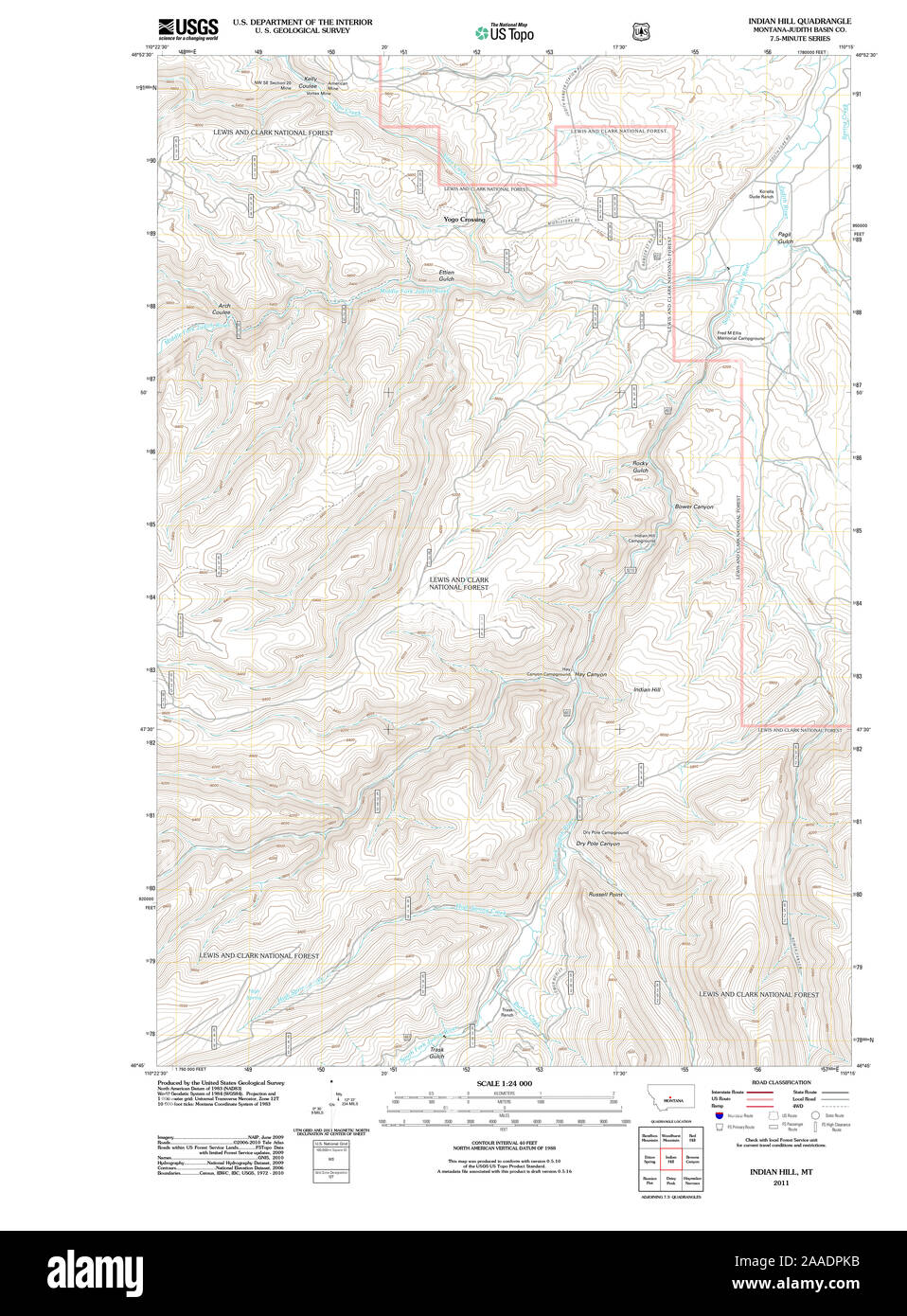 Hill montana map hi-res stock photography and images - Alamy
