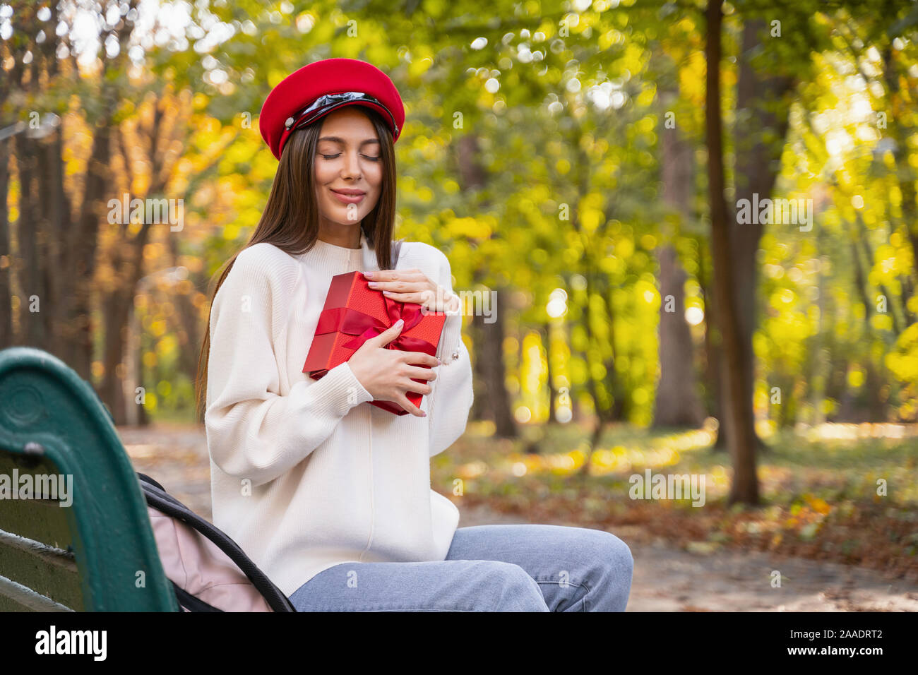 Embracing the present hi-res stock photography and images - Alamy