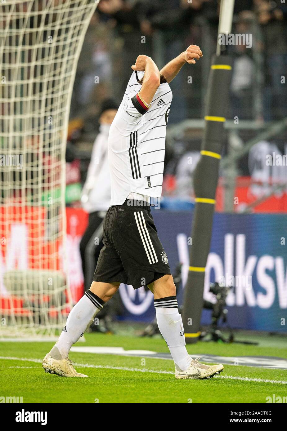 Joshua KIMMICH (GER) takes off his jersey. Soccer Laenderspiel ...