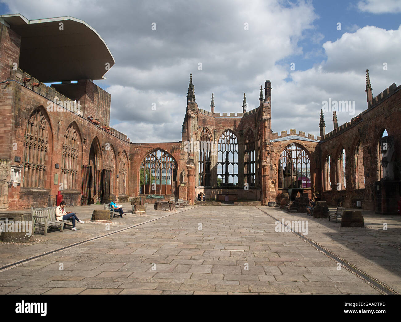 Old coventry cathedral hi-res stock photography and images - Alamy