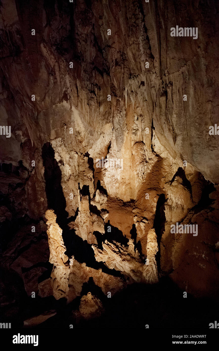 Rock formations in cave Borneo Malaysia Stock Photo - Alamy