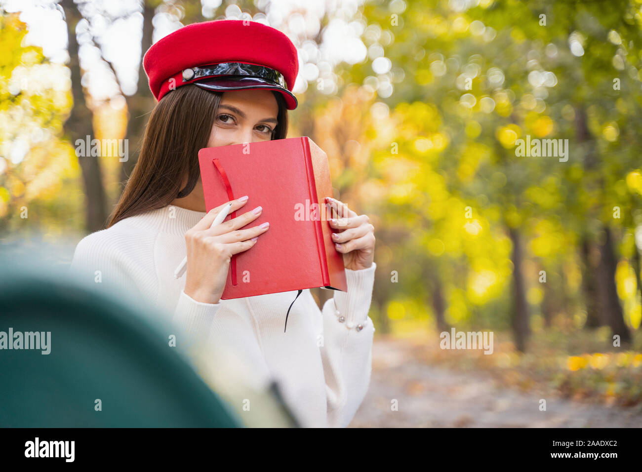 Close up of pretty girl that looking at camera Stock Photo - Alamy