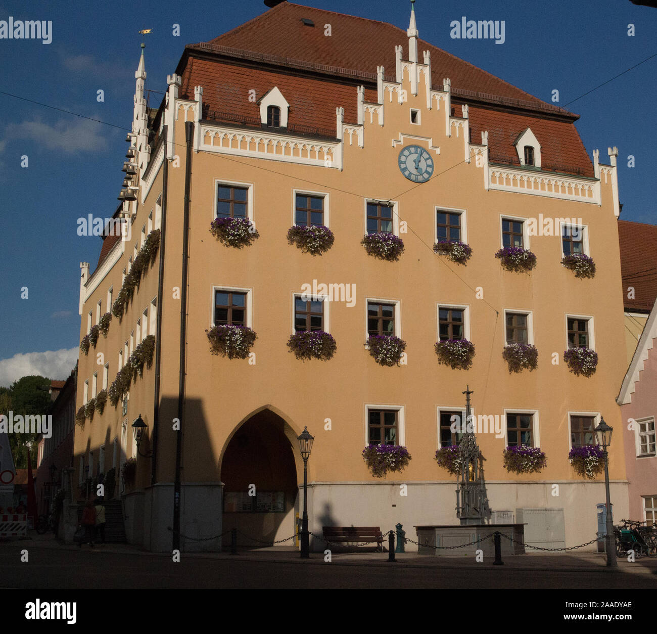 Das Rathaus (Town Hall) Donauwörth, Bavaria, Germany Stock Photo - Alamy