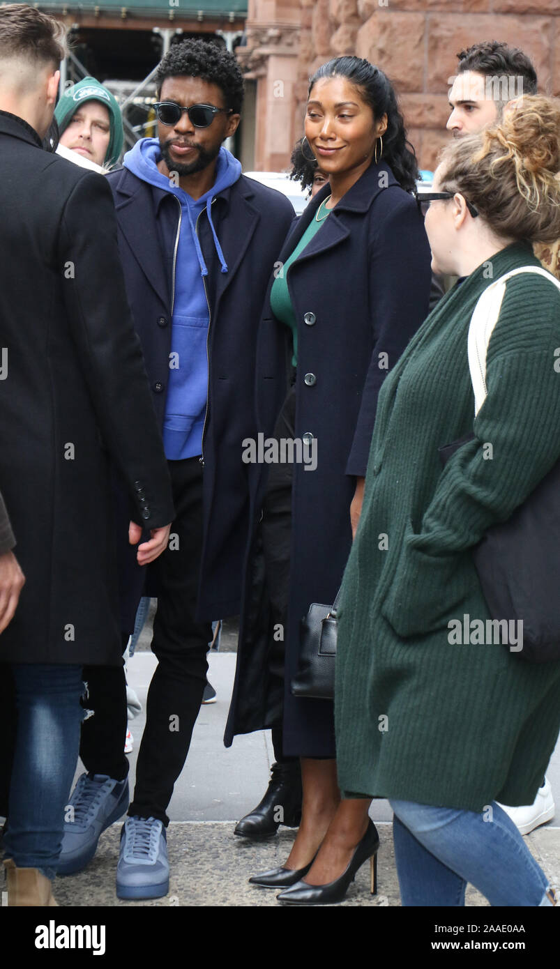 New York, NY, USA. 20th Nov 2019. November 20, 2019 Chadwick Boseman ...