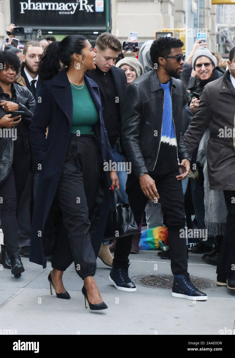 New York, NY, USA. 20th Nov 2019. November 20, 2019 Chadwick Boseman ...