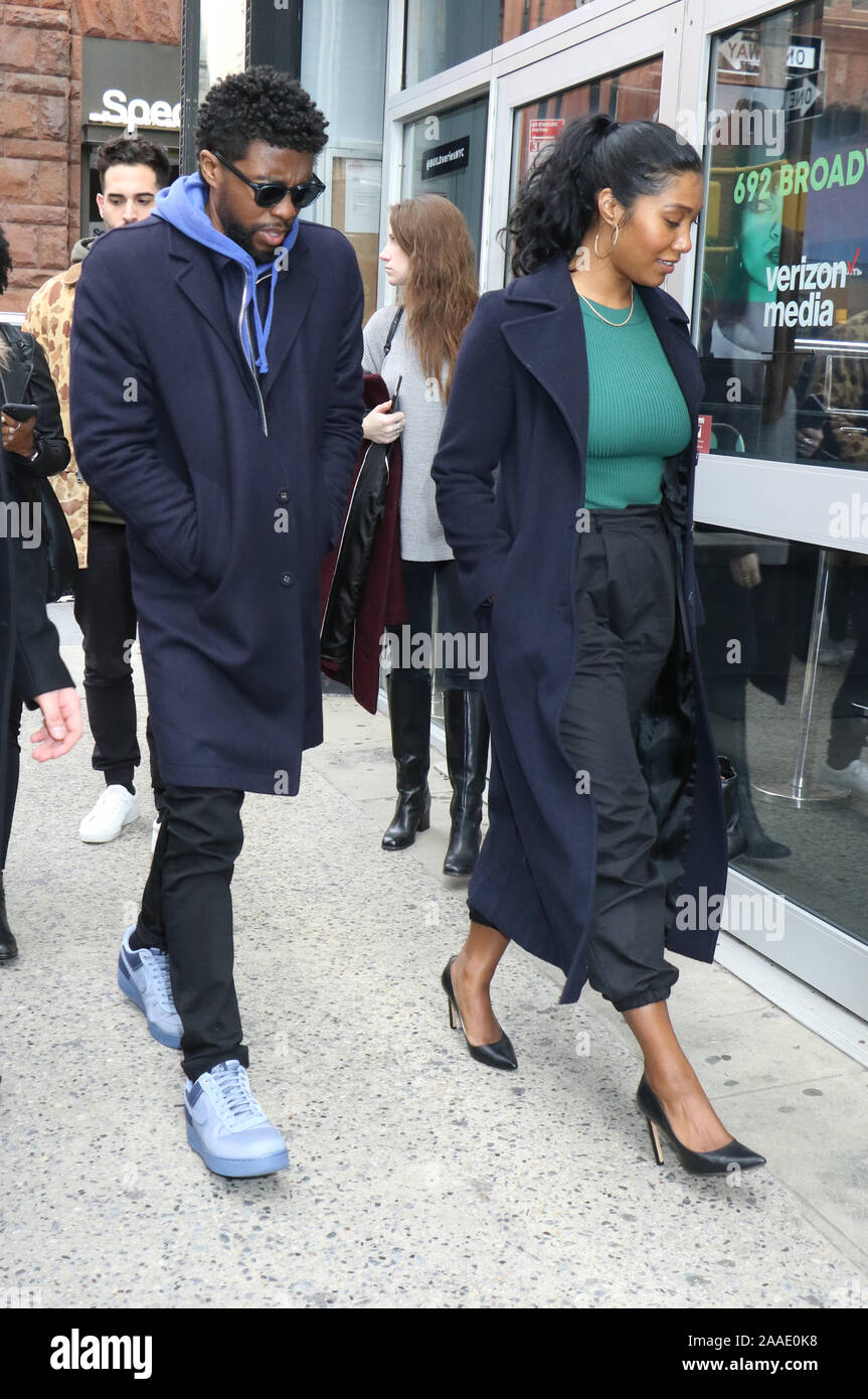 New York, NY, USA. 20th Nov 2019. November 20, 2019 Chadwick Boseman ...