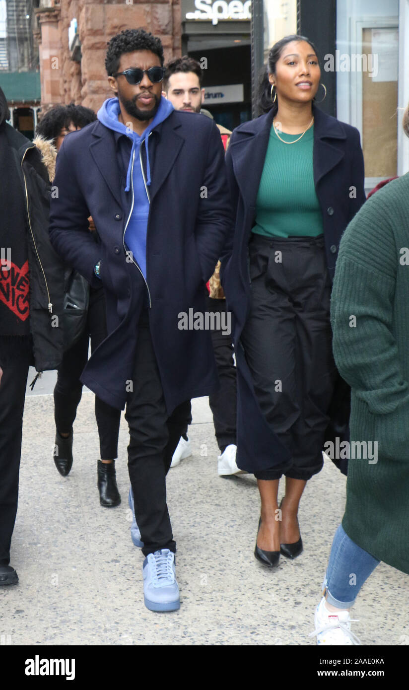 New York, NY, USA. 20th Nov 2019. November 20, 2019 Chadwick Boseman ...