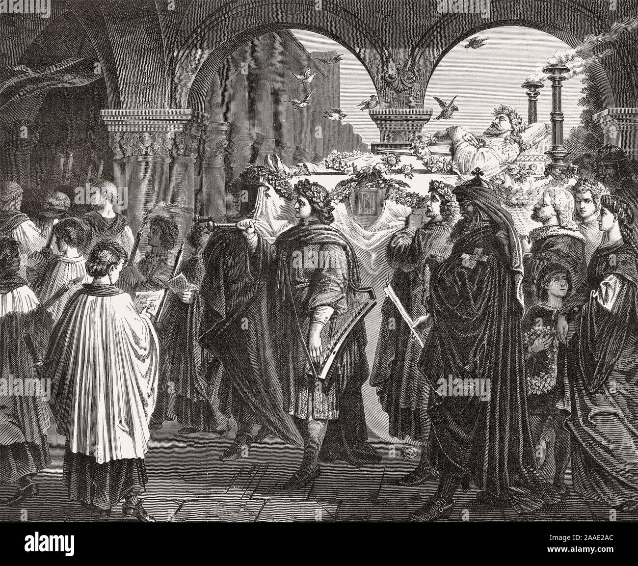 Minstrel middle ages hi-res stock photography and images - Alamy