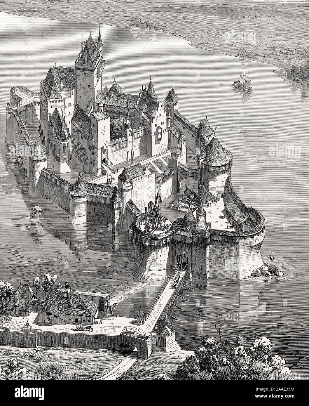 Medieval Knights Castle High Resolution Stock Photography and Images ...