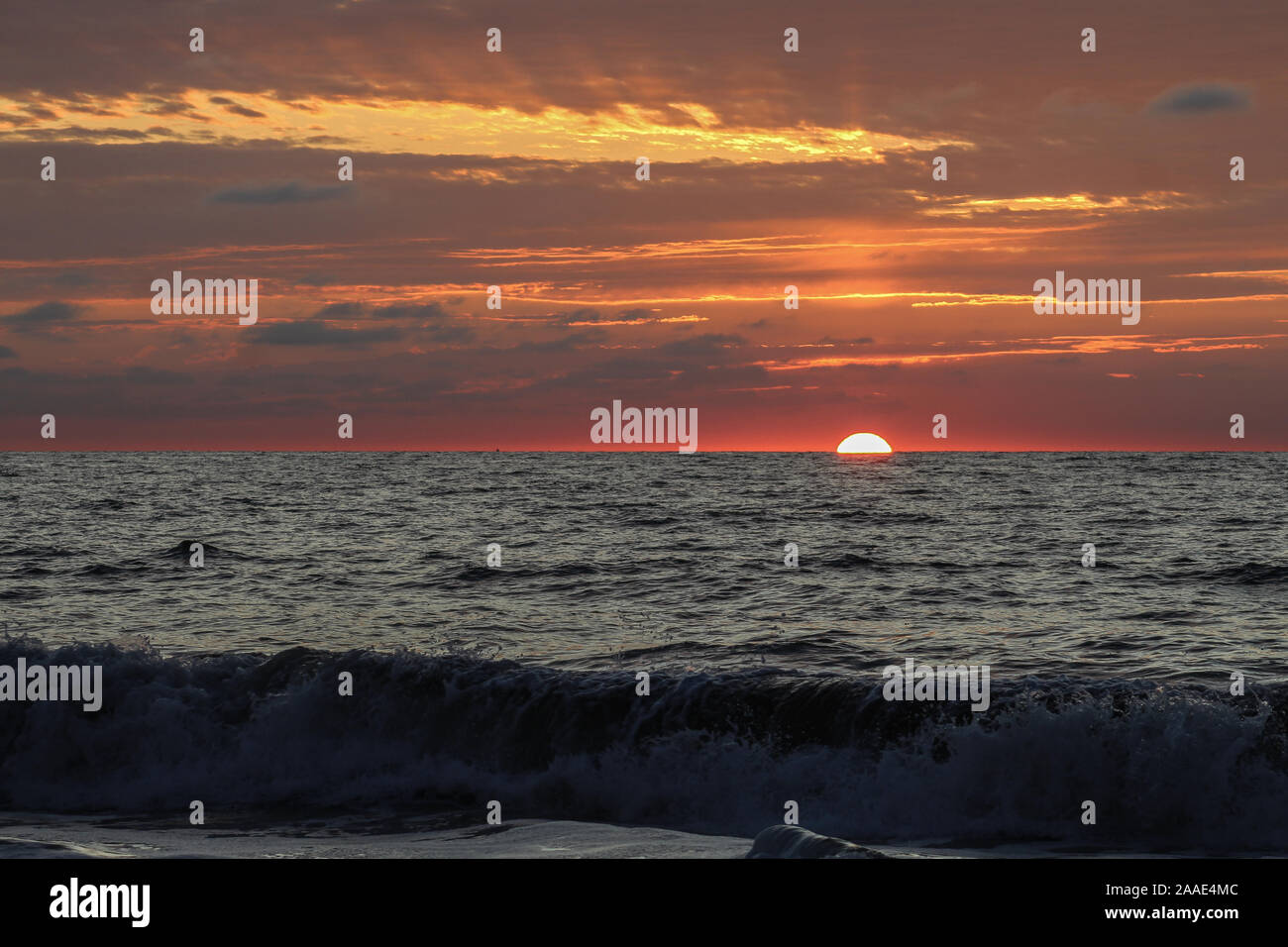 Gorgeous Sunset, Torrance State Beach, Los Angeles County, California ...
