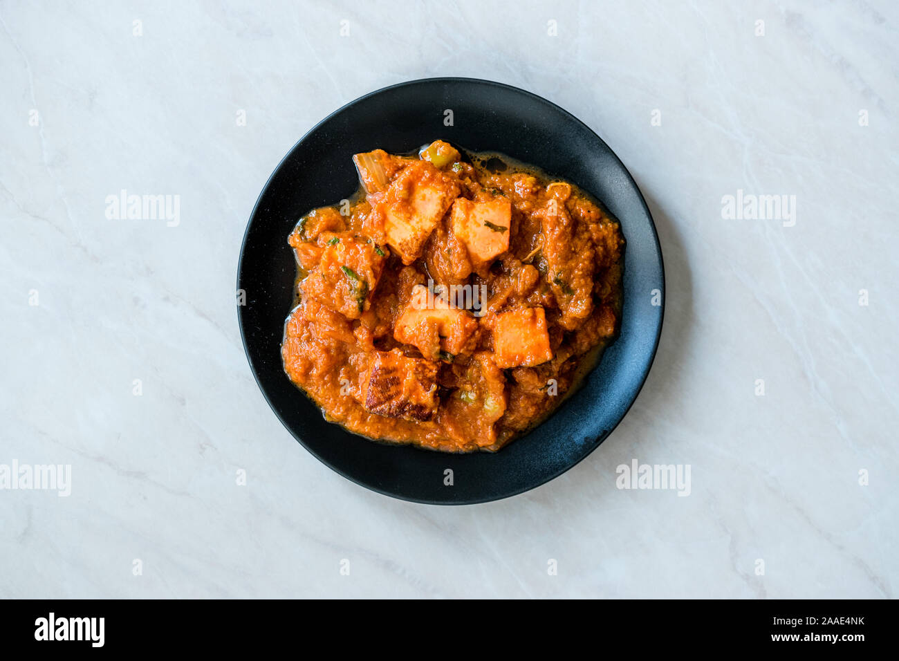 Indian Food Paneer Butter Tikka Masala / Cheese Cottage Curry. Organic ...