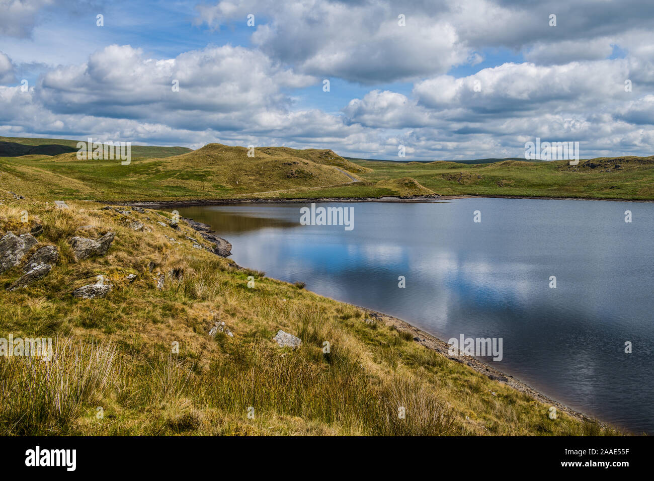 The Teifi Pools tucked away in the Cambrian Hills, or Mountains, in ...