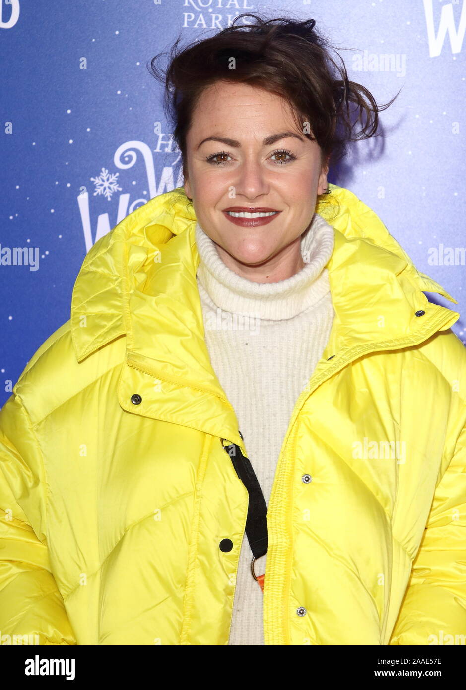 LONDON, UNITED KINGDOM - NOVEMBER 20 2019:Jaime Winstone attends the ...