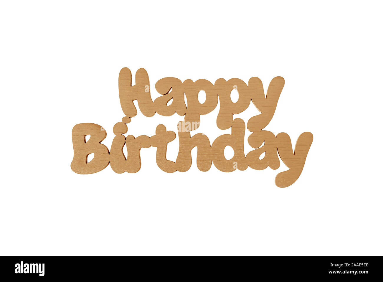 Birth day lettering Cut Out Stock Images & Pictures - Alamy