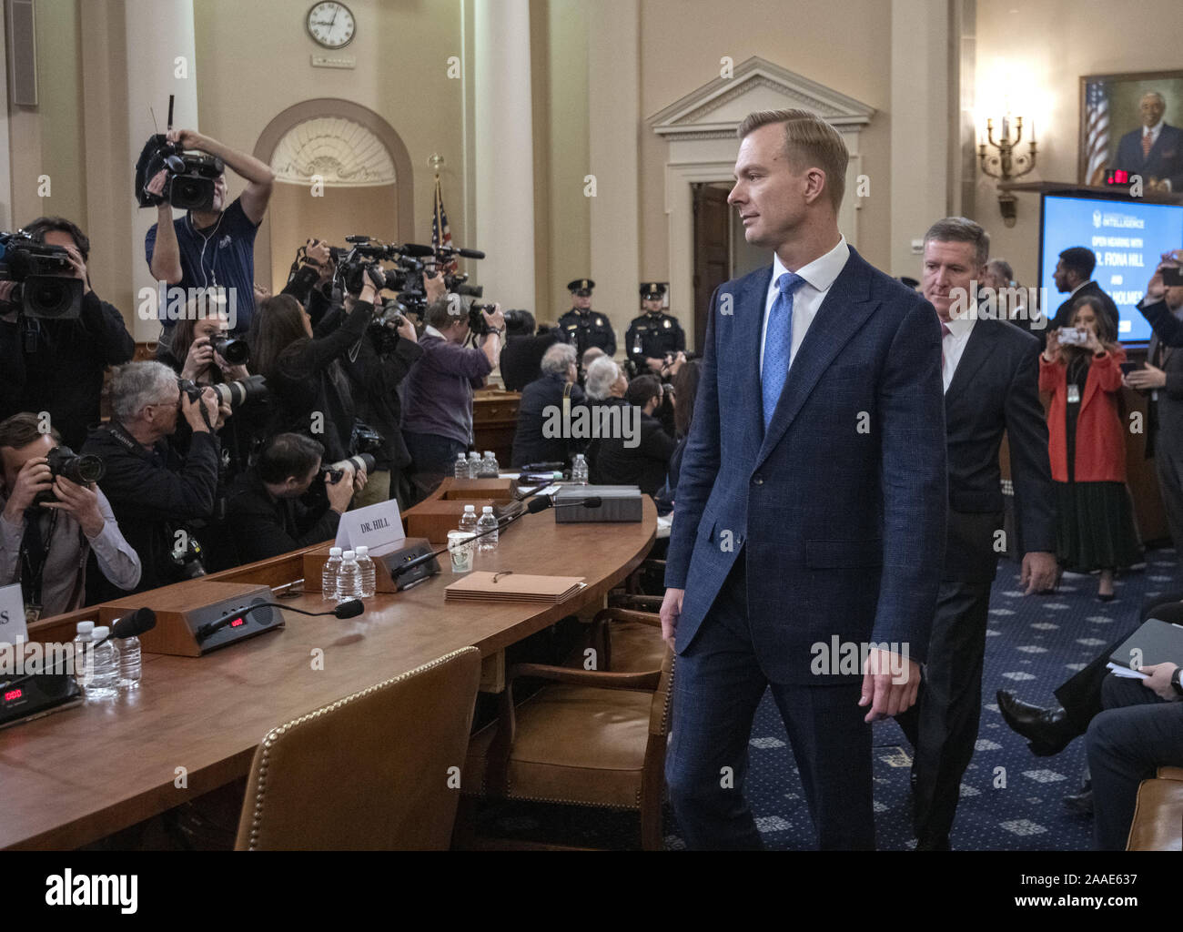 Washington, United States. 21st Nov, 2019. David Holmes, an U.S ...