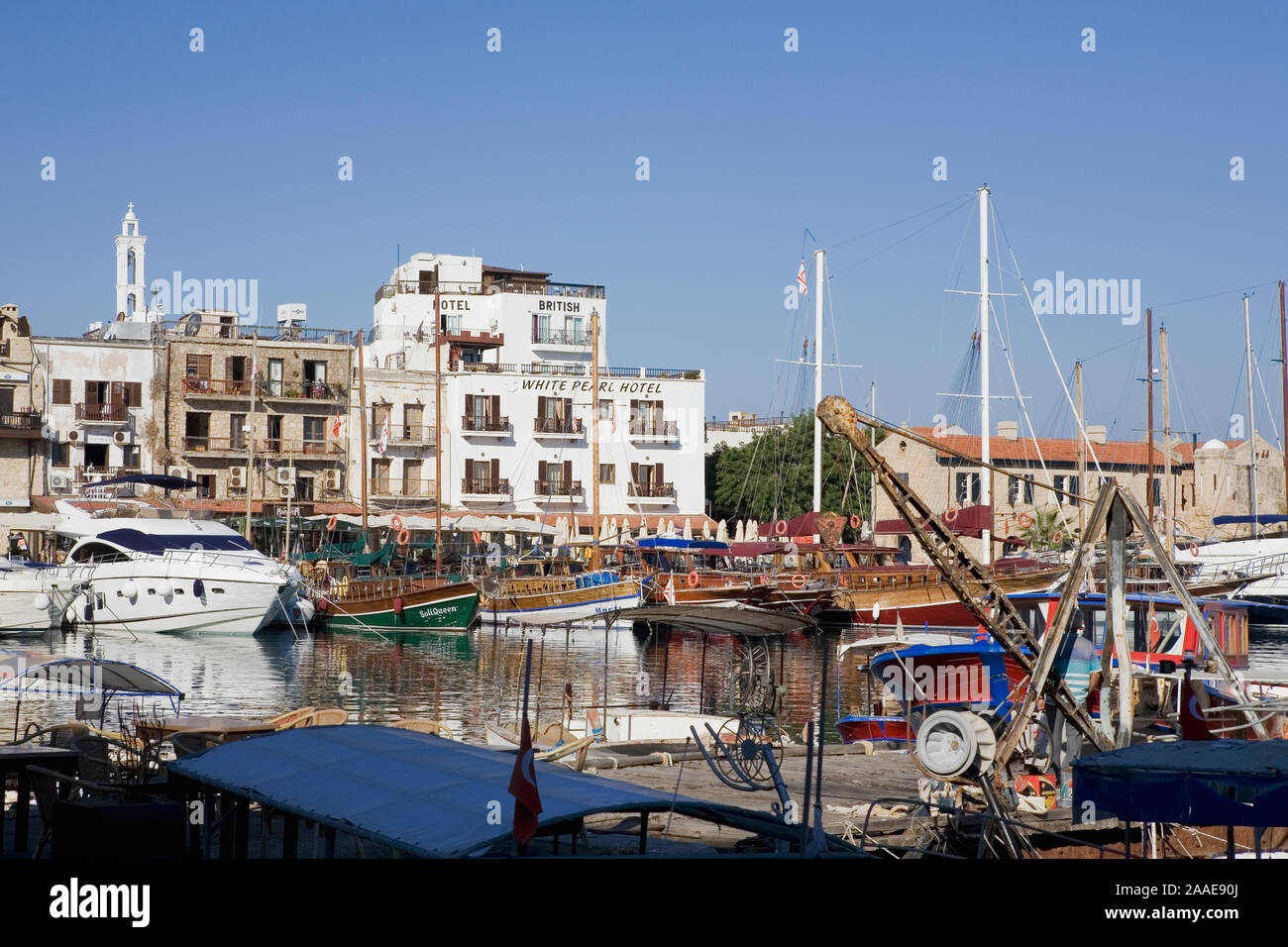 Kyrenia (aka Girne) harbour, Northern Cyprus Stock Photo - Alamy