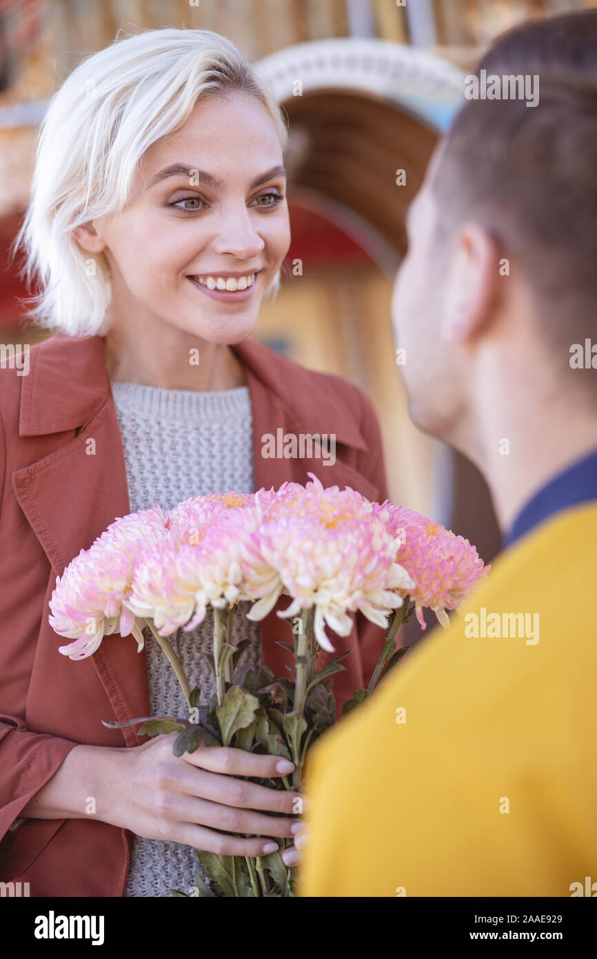Pretty blonde girlfriend hi-res stock photography and images - Alamy