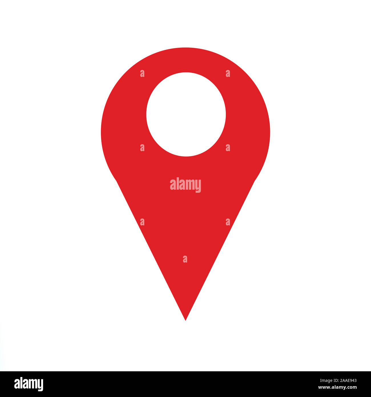 Location pin map point Cut Out Stock Images & Pictures - Alamy