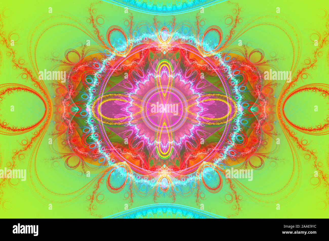 Fractal Render Computer Generated Wallpaper Picture Stock Photo - Alamy