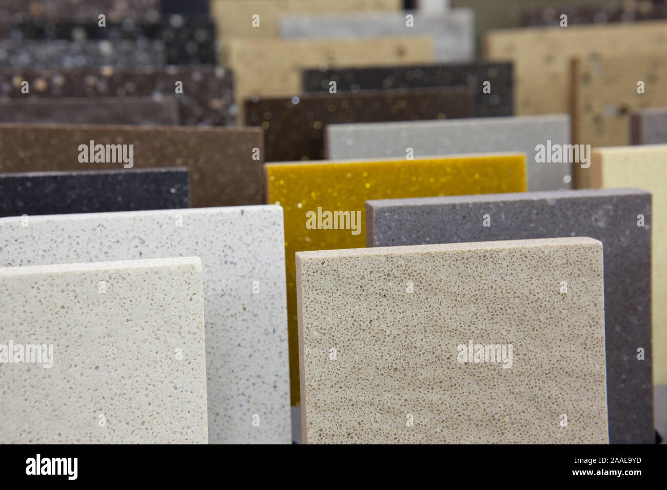 samples of decorative stone for decoration Stock Photo - Alamy