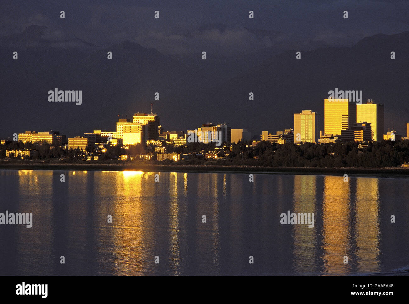 Anchorage alaska skyline hi-res stock photography and images - Alamy