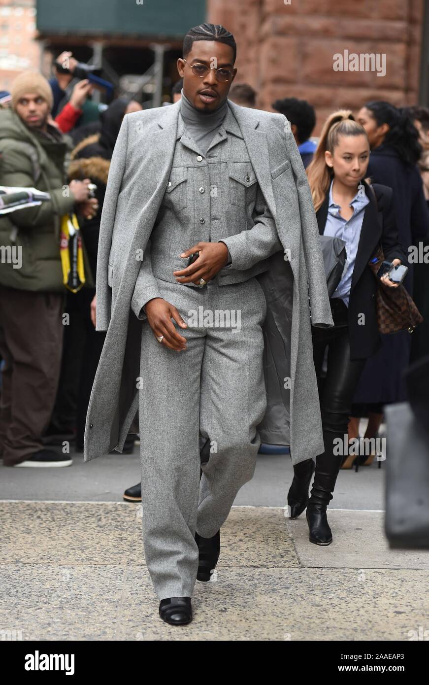 New York, NY, USA. 20th Nov, 2019. Stephan James at talk show ...