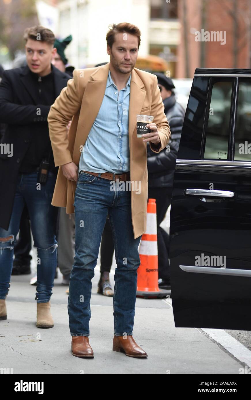 New York, NY, USA. 20th Nov, 2019. Taylor Kitsch at talk show ...