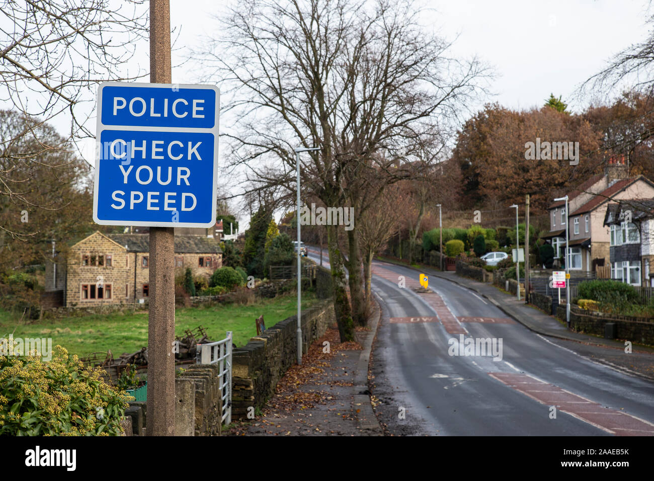 British Police road signs urging drivers to "Check Your Speed" in ...