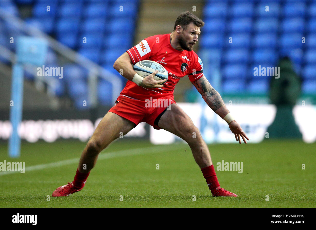 Leicester Tigers' Adam Thompstone Stock Photo - Alamy