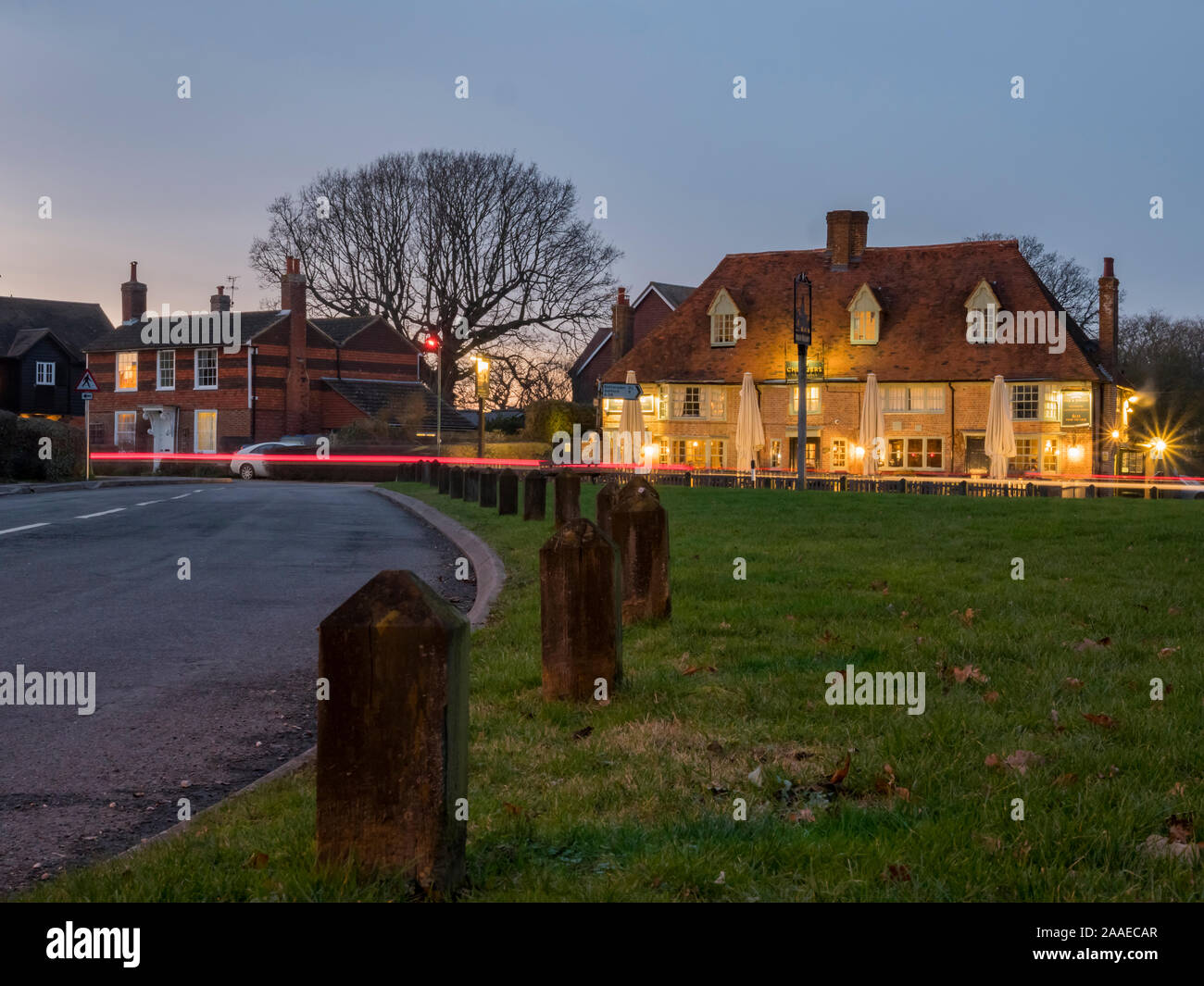 Aerial view east kent village hi-res stock photography and images - Alamy