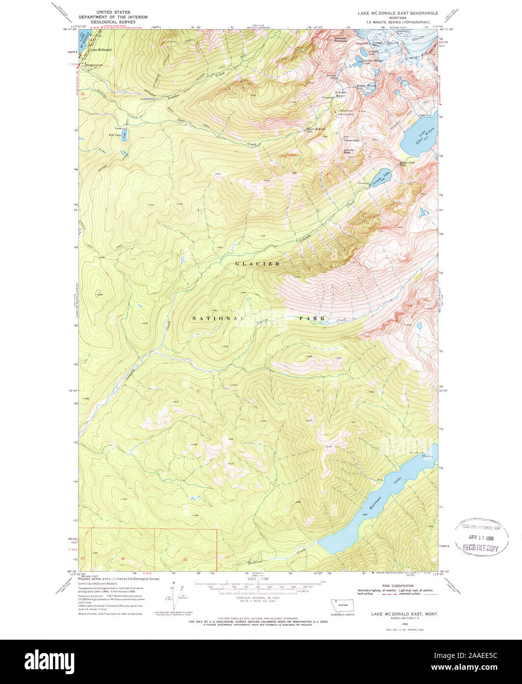 Lake mc donald east hi-res stock photography and images - Alamy