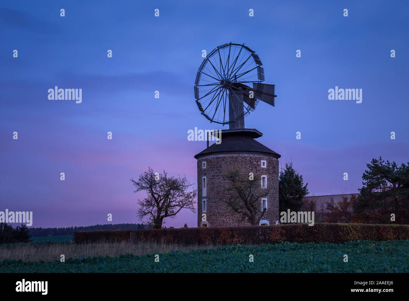 Dark wood windmill hi-res stock photography and images - Alamy
