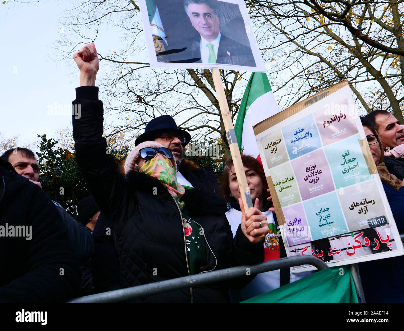 Iranian demonstrations hi-res stock photography and images - Alamy