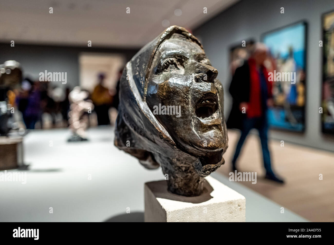 Inside the Museum of Modern Art in New York City Stock Photo - Alamy