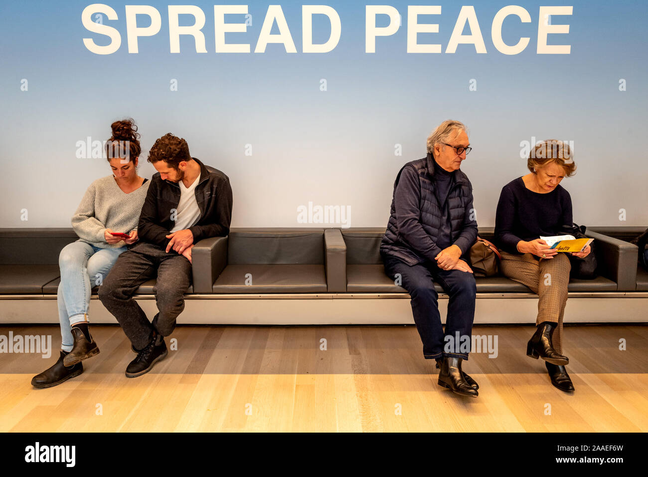 Inside the Museum of Modern Art in New York City Stock Photo - Alamy