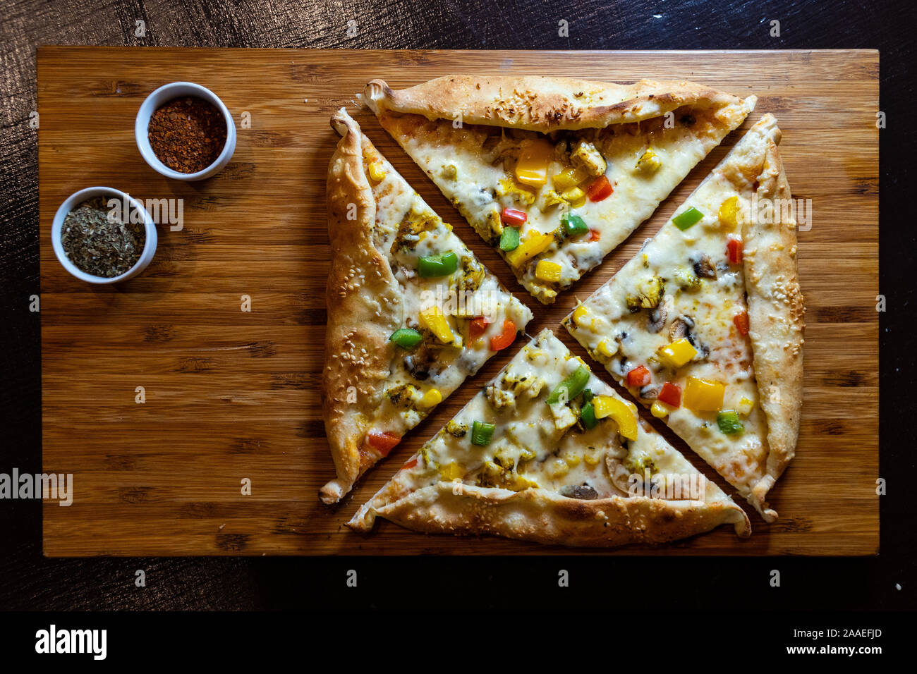 Colorful pizza hi-res stock photography and images - Alamy