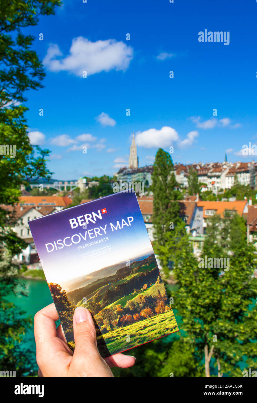 Bern map hi-res stock photography and images - Alamy