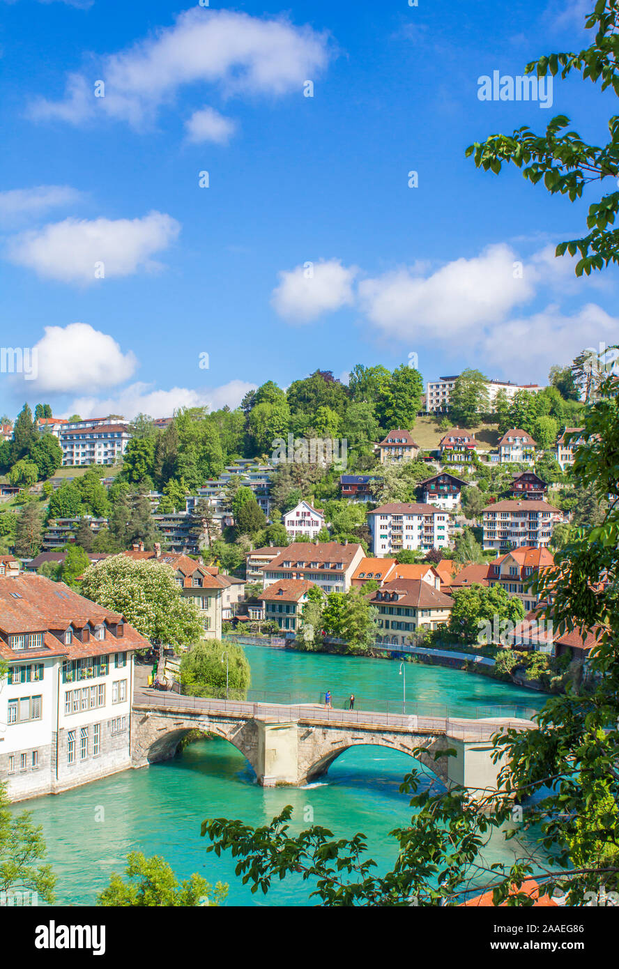 View of Bern. View of the river Aare Stock Photo - Alamy