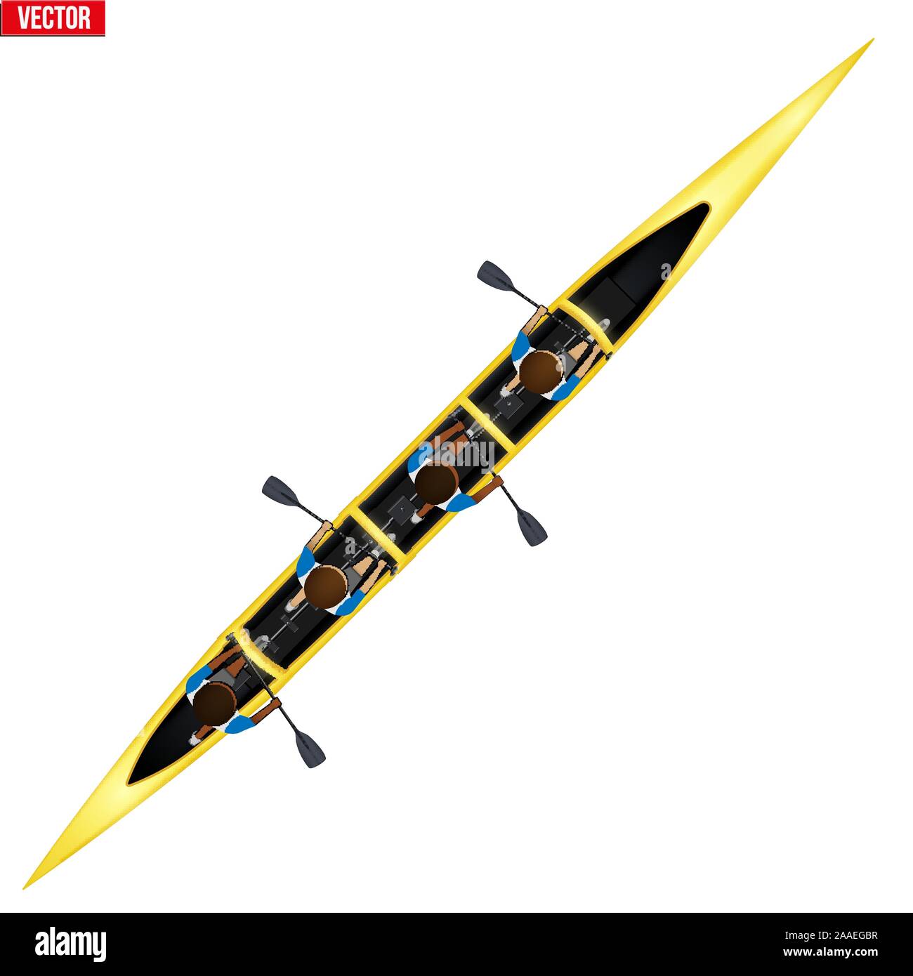 African canoe Stock Vector Images - Alamy