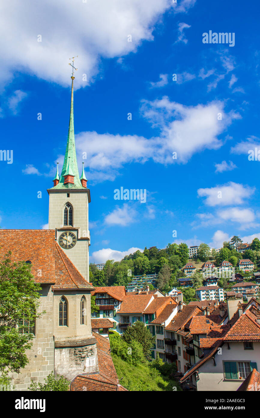 View of Bern. Church Nidde Kirche Stock Photo - Alamy