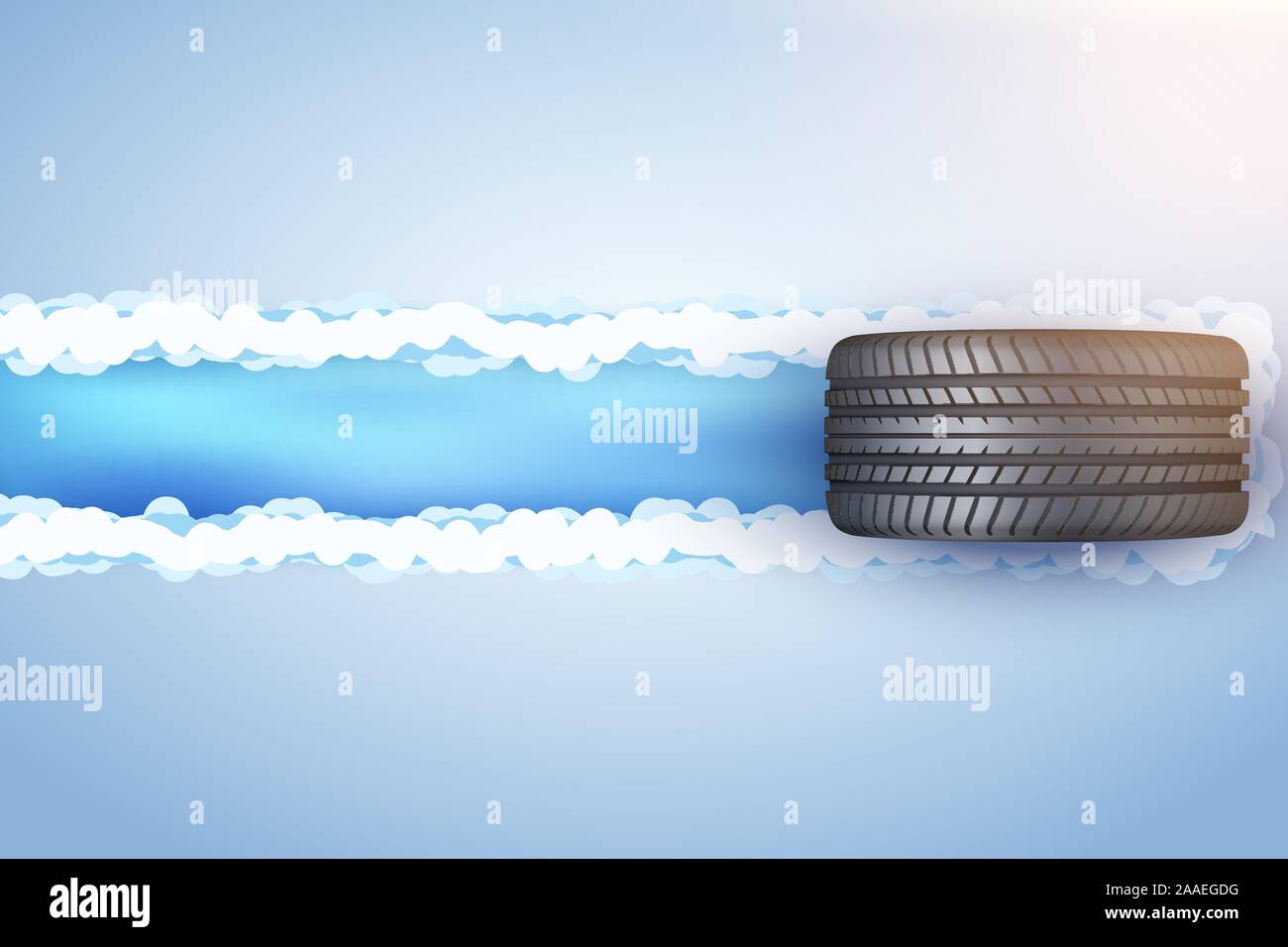 Drive into snow Stock Vector Images - Alamy