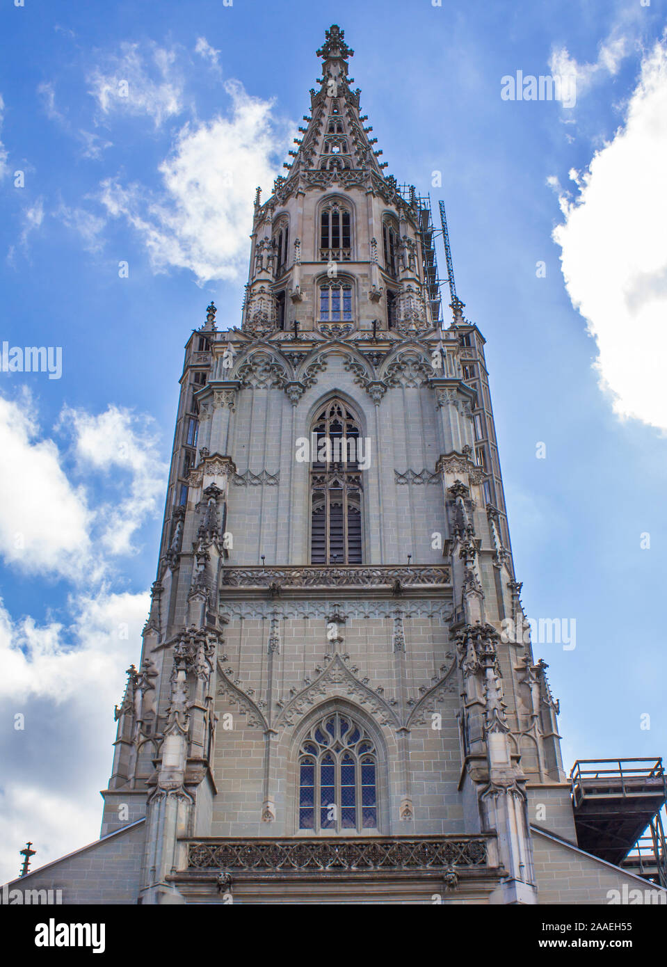 Bern Cathedral. Gothic cathedral in Bern Stock Photo - Alamy