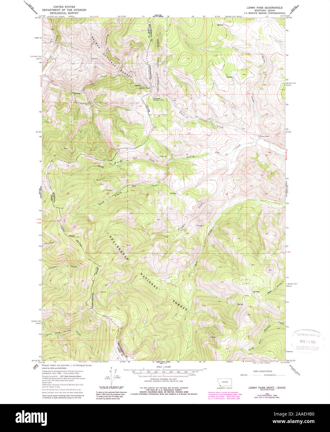 Lemhi pass hi-res stock photography and images - Alamy